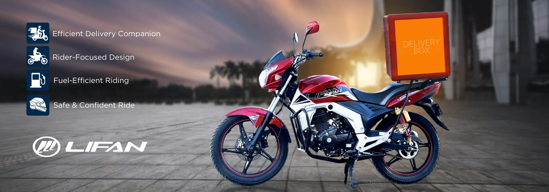 Buy Lifan Bikes Best Delivery Bike Assembled in the UAE